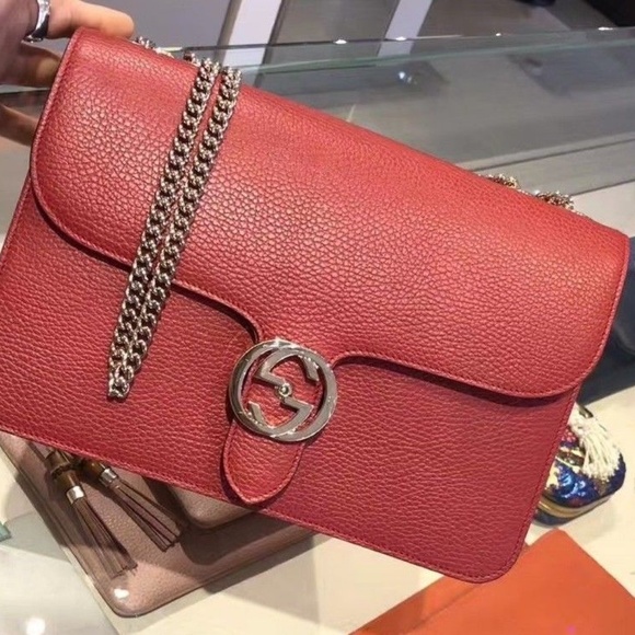 Gucci | Bags | Gucci Interlocking Gg Crossbody Shoulder Handbag | Poshmark